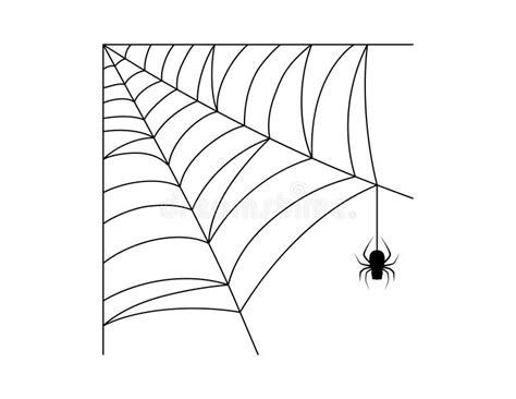 Spider Web Halloween Spiderweb And Spider Hanging Spider Web