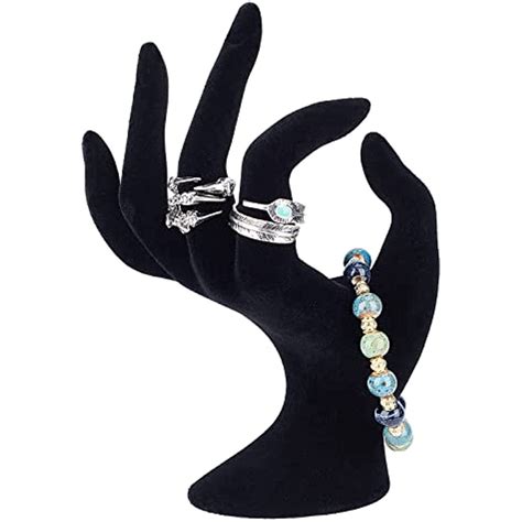 Velet Hand Jewelry Display Holder Ok Shape Hand Ring Holder Mannequin