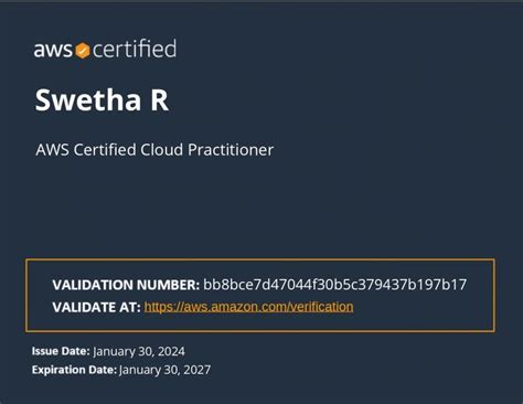 Swetha R On Linkedin Awscertified Cloudpractitioner Cloudcomputing