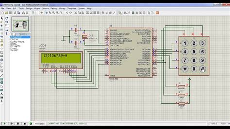 Interfacing Numeric Keypad With Pic18f4550 Youtube