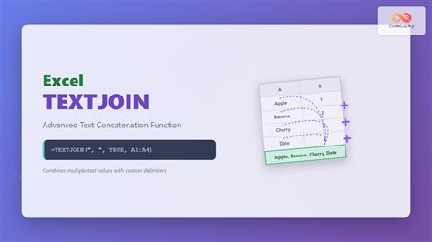 Excel Textjoin Function Complete Guide To Advanced Text Concatenation