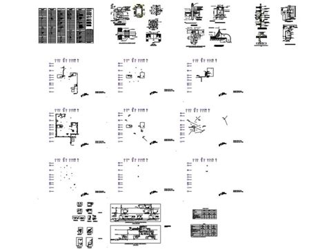 Foundation And Constructive Structure Details Of Modern Villa Dwg File Modern Structures Villa