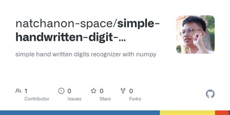 GitHub Natchanon Space Simple Handwritten Digit Recognizer Simple