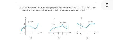 State Whether The Functions Graphed Are Continuous On 13 If Not