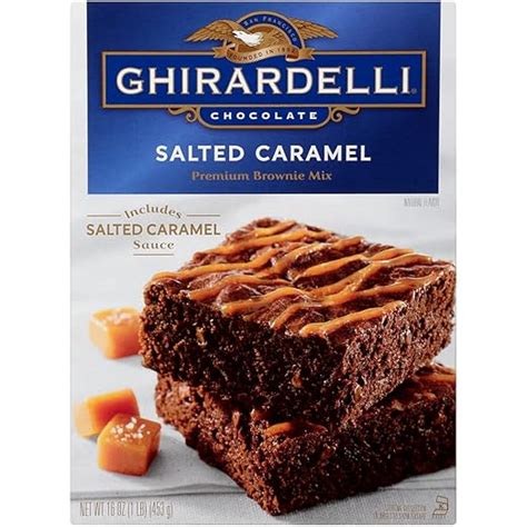 Ghirardelli Salted Caramel Brownie Mix 16 Oz Grocery