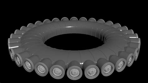 Modular Bladeless Thrust Chamber Concept 3d Model Cgtrader