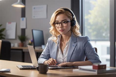 Premium Ai Image The Sentient Office Assistant Ai That Understands