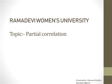 Partial Correlationpptx