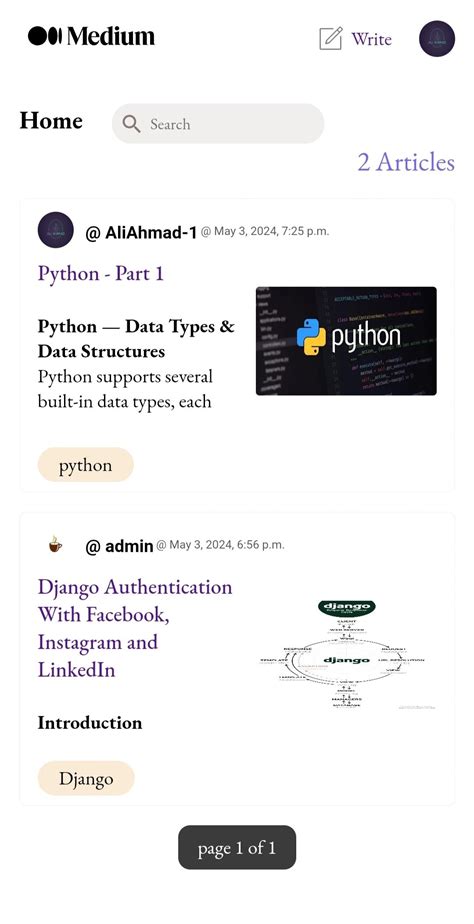I Created A Blog Project Using Django And Html Ali Ahmad Posted On The Topic Linkedin