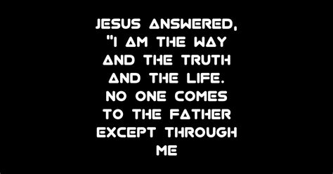 John 14 6 Niv Text John 14 6 Sticker Teepublic