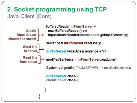 Socket Programming Outline Socket Programming With TCP Socket