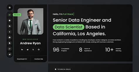 Build A Modern Resume Portfolio Website With Html Css And Javascript