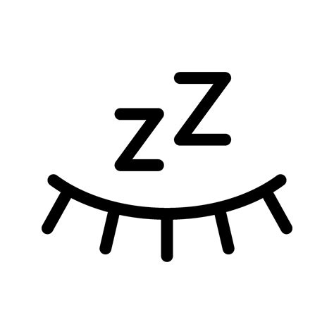 Dormir Icono Vector Símbolo Diseño Ilustración 29184377 Vector En Vecteezy
