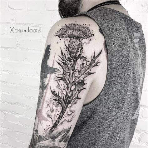 101 Amazing Thistle Tattoo Ideas You Need To See Thistle Tattoo