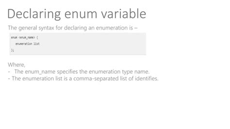 Learn C Programming Structure And Enums Pptx Programming Languages