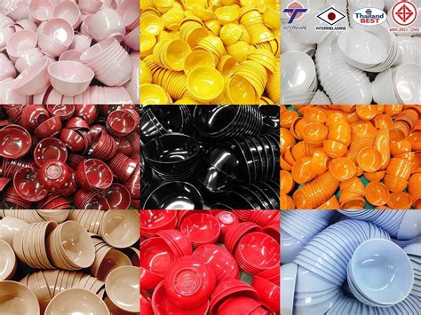 Inter 🥣ชามแบ่ง 3 5นิ้ว 9สี⚫️🔴⚪️🔵🟡🟠🟤เมลามีนแท้💯 ‼️จาก🏭โรงงานผลิต📦🚛 Made In Thailand🇹🇭 มาตรฐาน