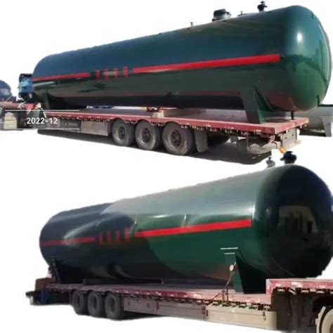 Horizontal Pressure Vessel 50kl 100kl Cl2 Liquid Chlorine Storage Tank