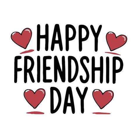 Friendship Day Clip Art Vectors And Illustrations For Free Download