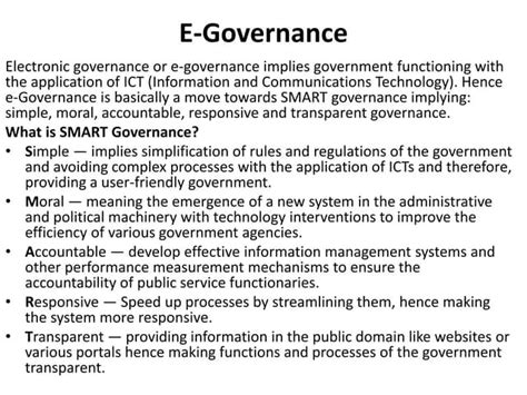 Electronic Governance And Digital Signaturepptx