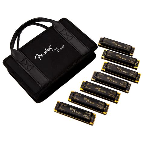 Fender Blues Deville Harmonica Set 7 Pack With Case At Gear4music