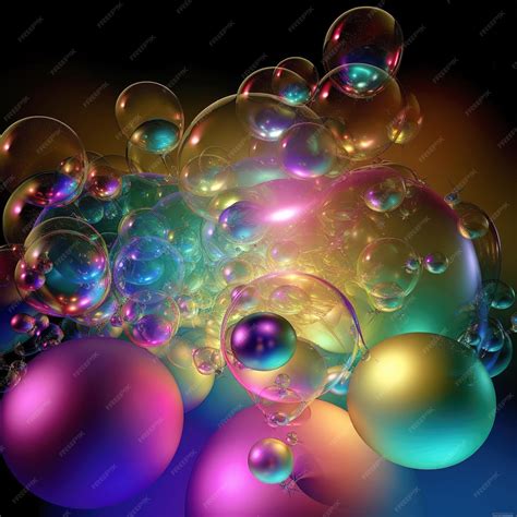 Colorful Bubbles Screensaver