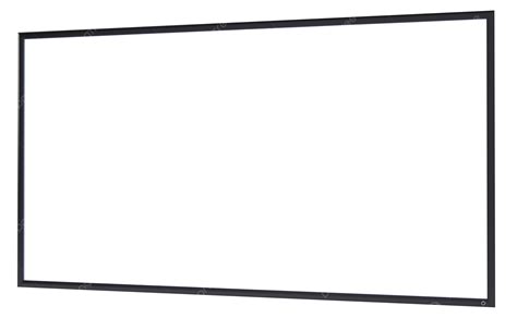 White Blank Screen Monitor Lsd Clean Off Frame Isolated Monitor Png