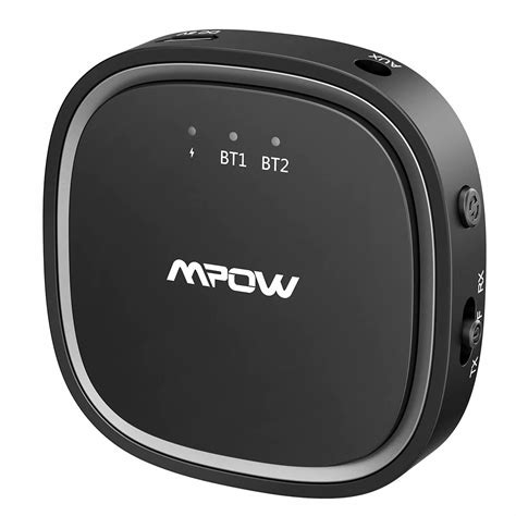Mpow Bluetooth 5 0 Receiver Transmitter 2 In 1 50 Feet And 12 Hours Wireless Audio Adapter