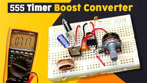 Simple Dc Dc Boost Converter Using 555 Timer Ic Youtube