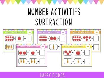 Numbers Activities Subtraction By Leo S Treats Shop TPT