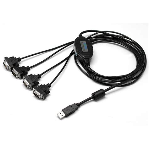 UOTEK M USB To RS Converter USB A Male DB Male Serial Cable Connector USB To Ports