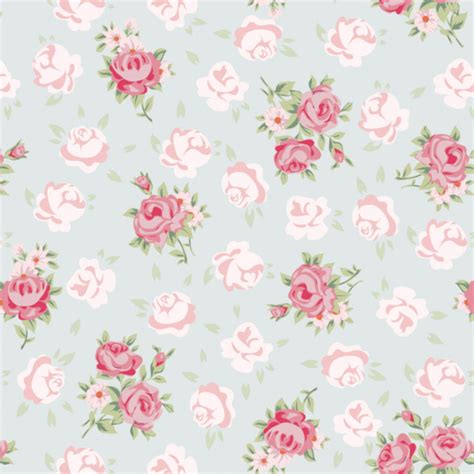 Papel De Parede Adesivo Quarto Rosa Flores Delicadas Infanti