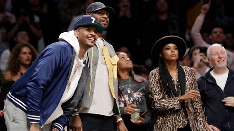 Carmelo Anthony En Lebron James Vrienden Lebron Is Happy That Carmelo