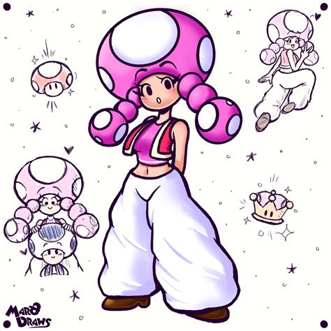 Xbooru Girl Aged Up Braid Clothed Mushroom Nintendo Older Super Mario Bros Toadette