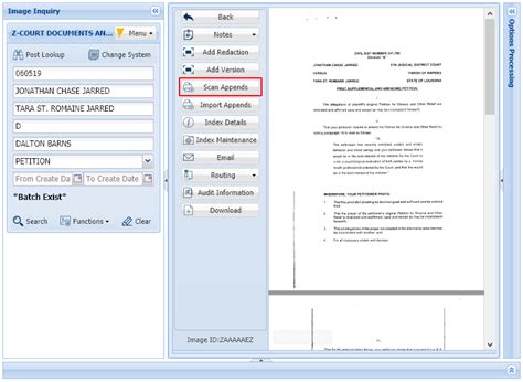 Scan Appends One Look Windows 1