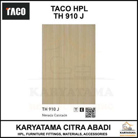 Jual Taco Hpl Th 910 J Nevada Cascade Kota Depok Karyatama Citra