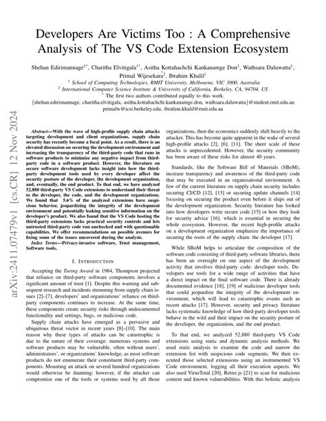 pdf developers are victims too a comprehensive analysis of the vs
