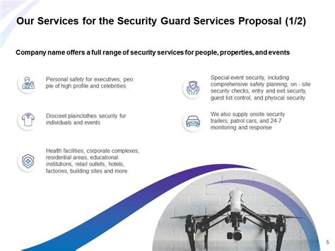 Security Guard Services Proposal Template Powerpoint Presentation Slides Powerpoint