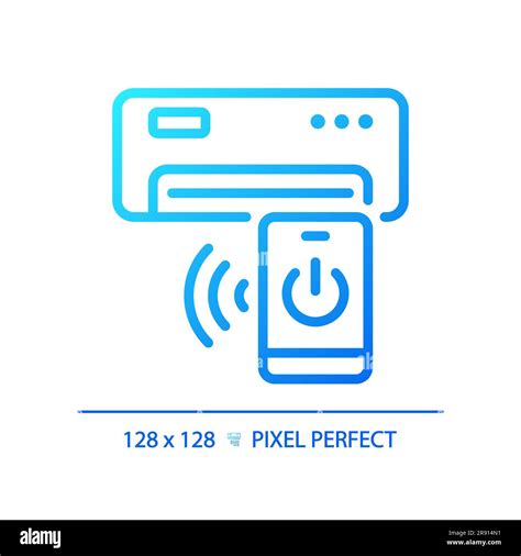 ac remote control gradient linear vector icon stock vector image and art alamy