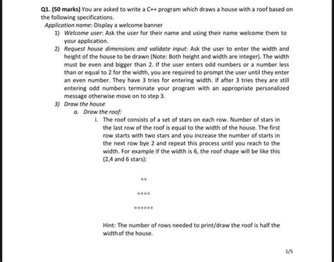 Solved Q1 50 Marks You Are Asked To Write A C Program