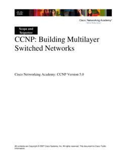 CCNP Building Multilayer Switched Networks Ccnp Building Multilayer Switched Networks Pdf