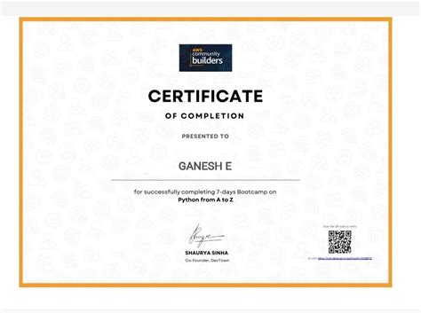 Ganesh E On Linkedin Pythonbootcamp Python Awscommunitybuilders