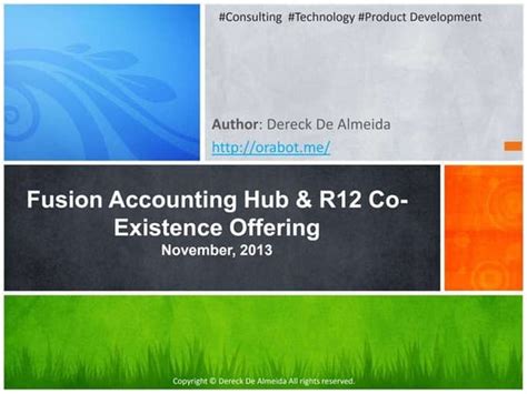 Understanding Oracle Fusion Accounting Hub Pdf
