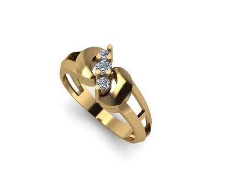 Wedding Ring For Daimonds 3d Model 3d Printable Cgtrader