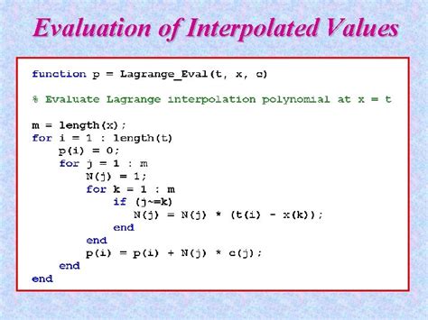 Chapter 14 Polynomial Interpolation Interpolation Extrapolation Interpolation Data