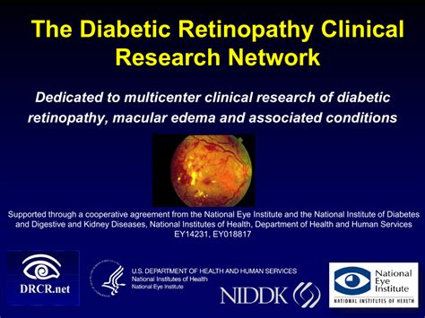 DRCR Net Overview Jaeb Center For Health Research