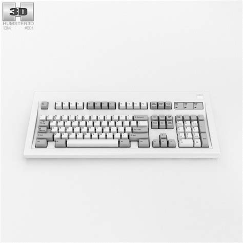 Teclado Ibm Modelo M Modelo 3d 39 3ds C4d Dxf Fbx Lwo Ma Obj Max Free3d