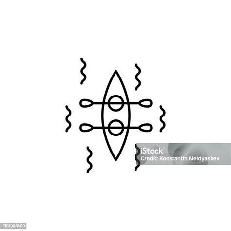 Raft Icon Simple Thin Line Outline Vector Of Adventure Icons For Ui And Ux Website Or Mobile