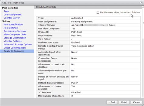 Create A Linked Clone Pool In Vmware Horizon View