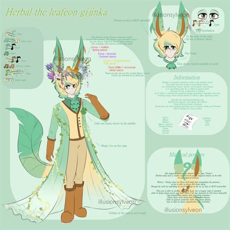 Herbal The Leafeon Gijinka By Illusionsylveon On Deviantart