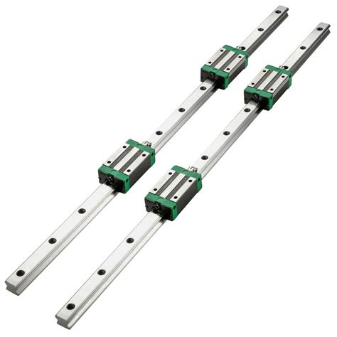 Skyshalo 2 Pcs Linear Rail 0 79 67 In Linear Bearings And Rails W 4 Pcs Hsr20 Bearing